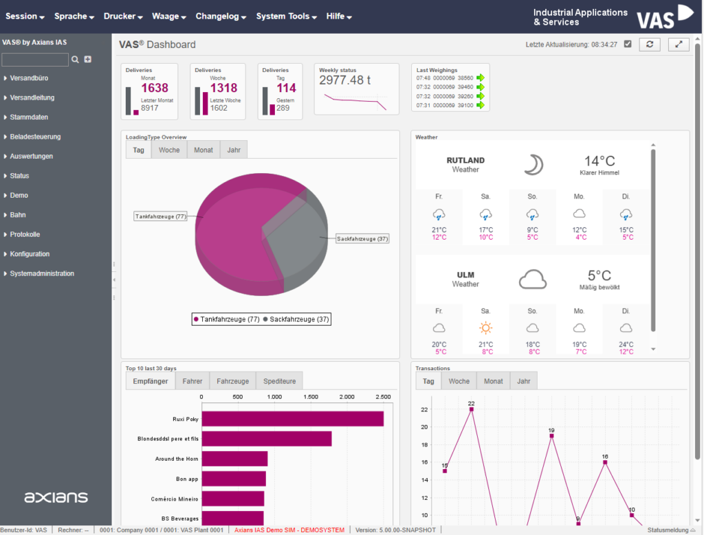 VAS Yard Management | Yard Management System for Bulk Solids