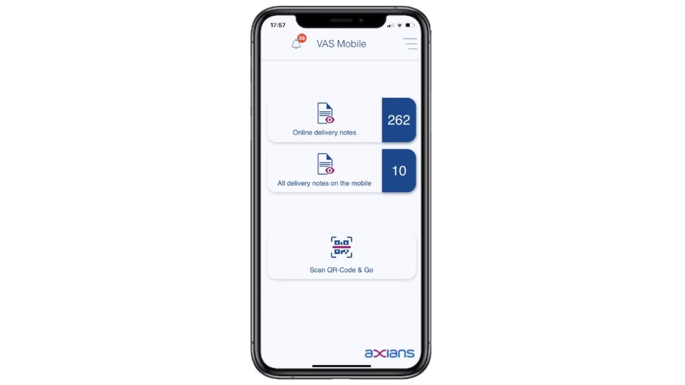 VAS Mobile App | Mobile solutions for bulk goods logistics