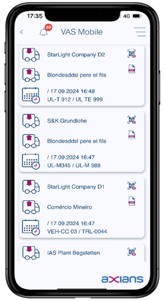 Bulk Goods Logistics Software: Simplified User Roles - Axians | IAS